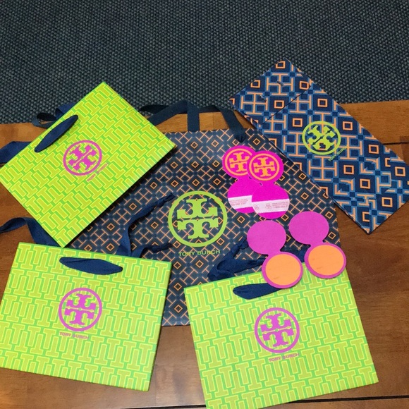 Tory Burch | Accessories | 5 Tory Burch Gift Bags With Matching Tags ...